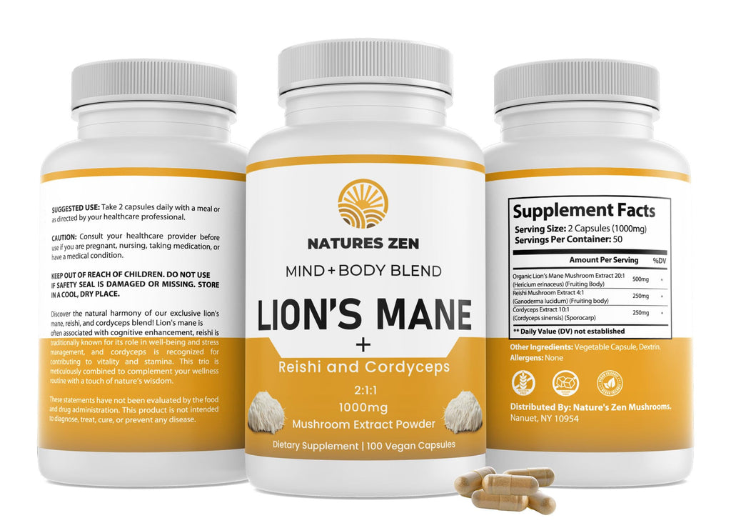 immune support with mushroom blend
