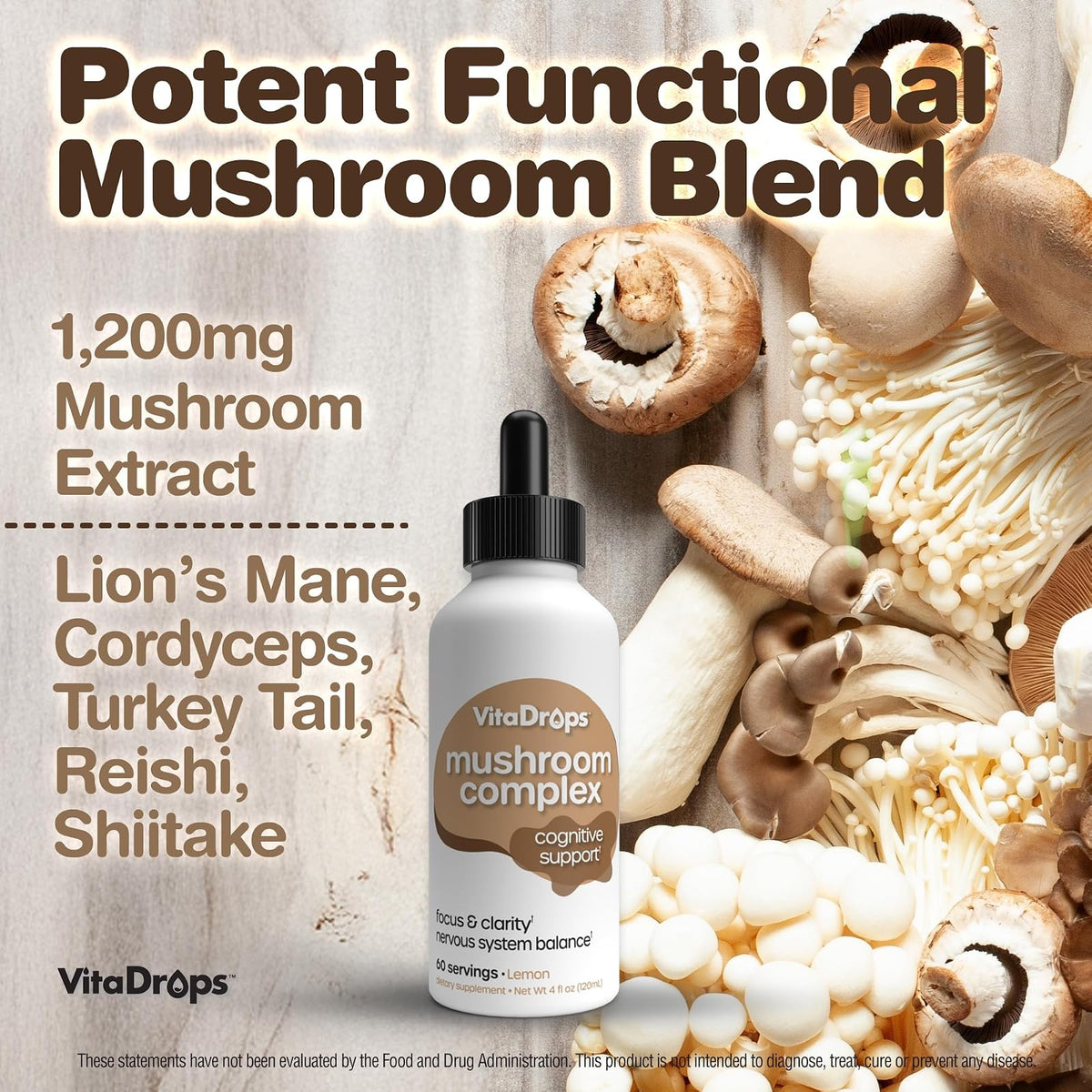 immune support with mushroom complex