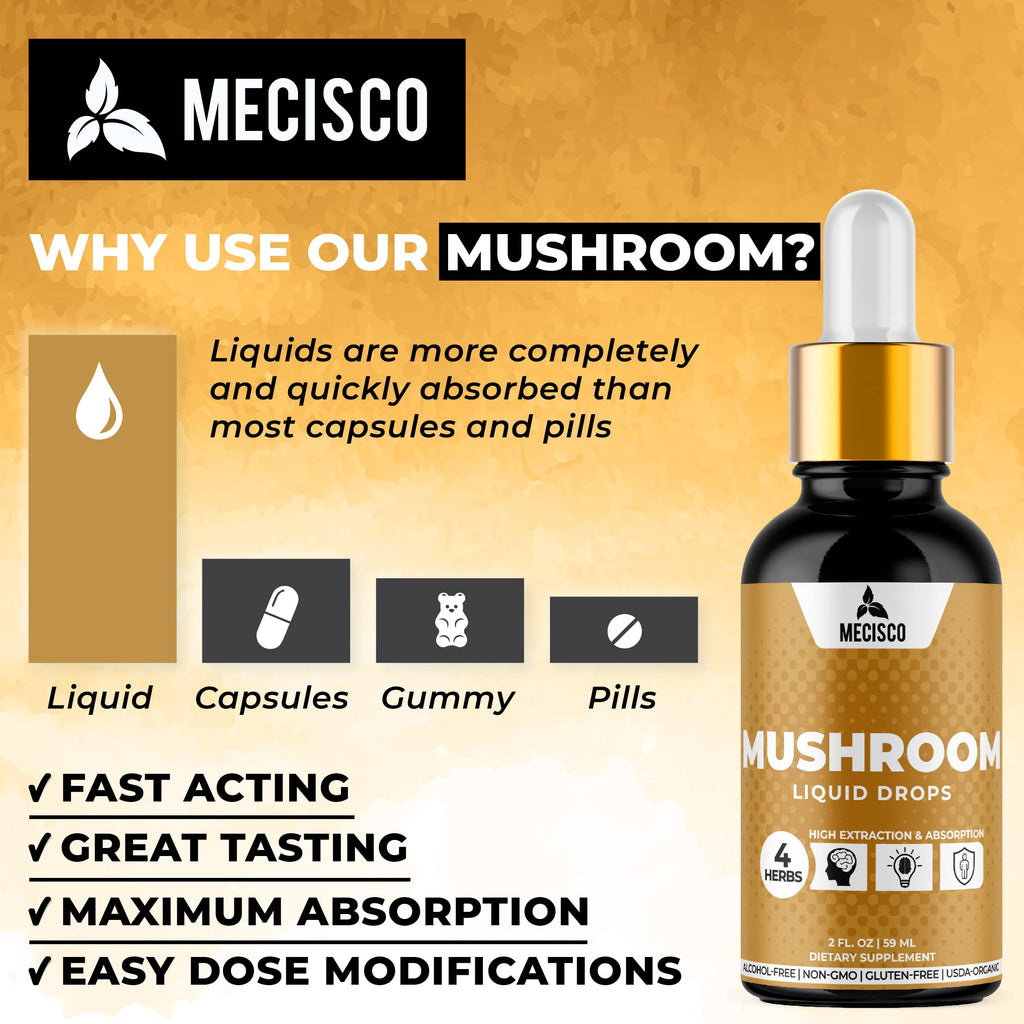 immune support with mushroom liquid extract