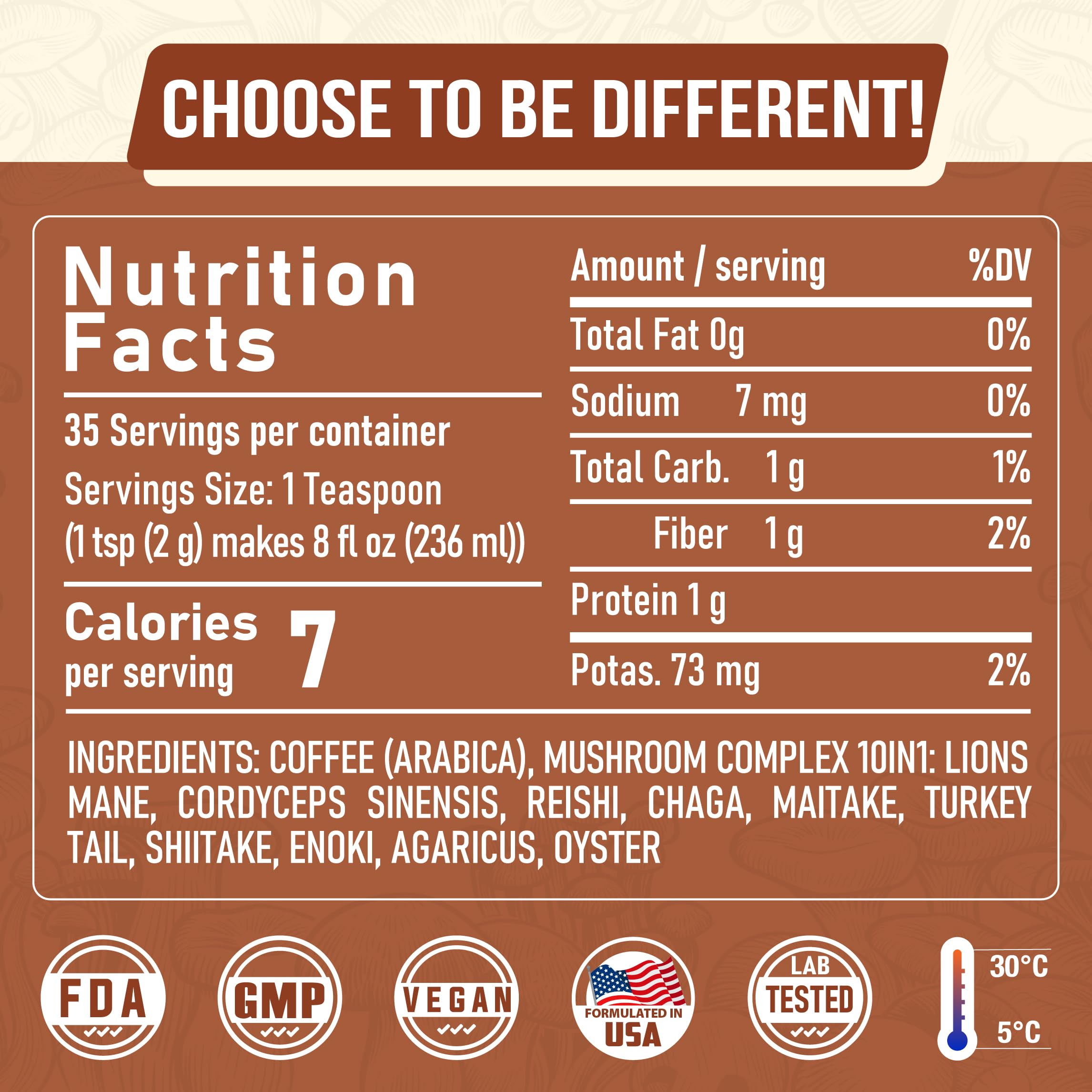 immune support with mushroom powder