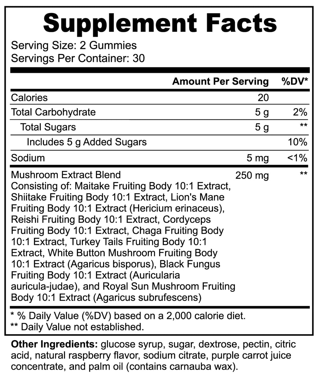 Immune support with mushroom supplements