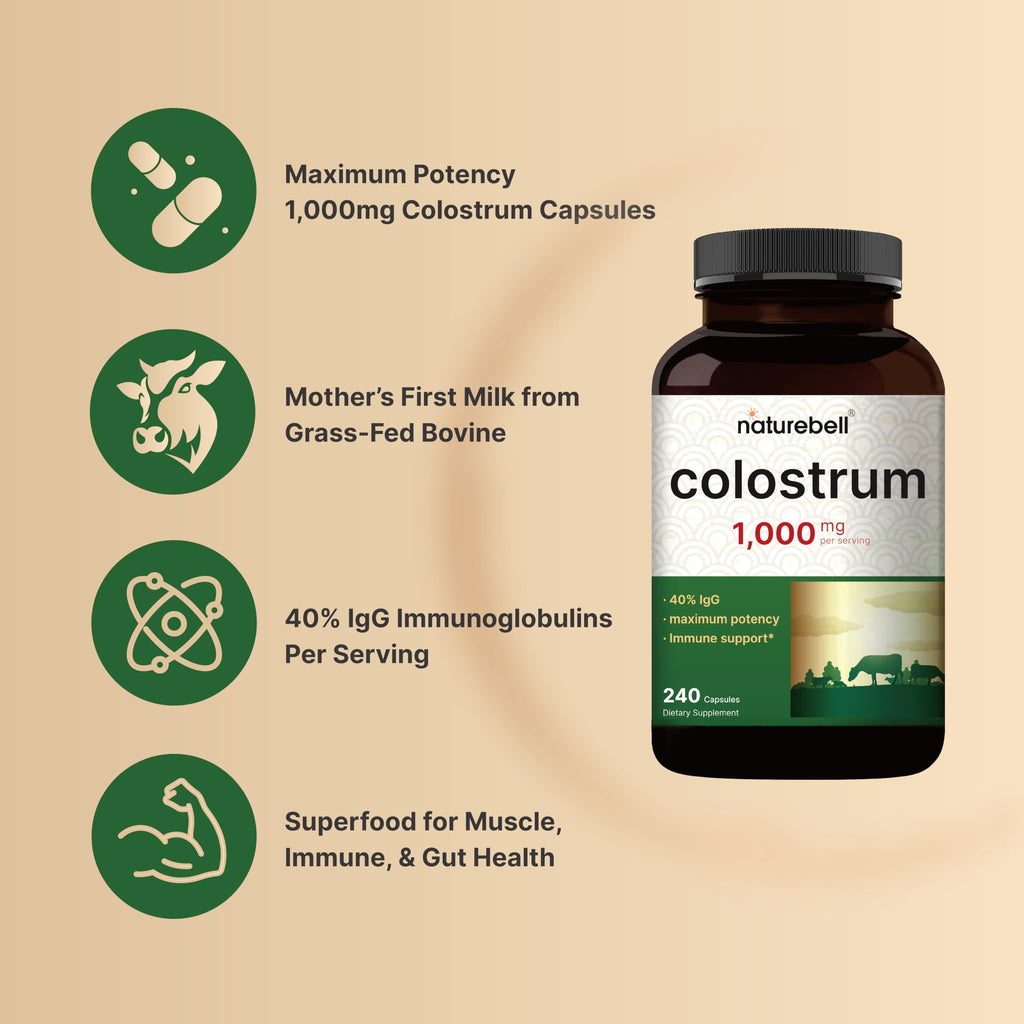 Immune support with NatureBell colostrum