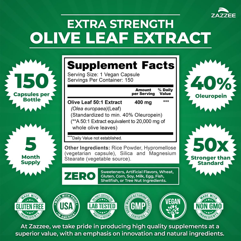 immune support with olive leaf