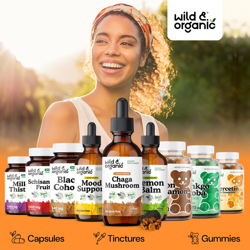 immune support with organic chaga mushrooms