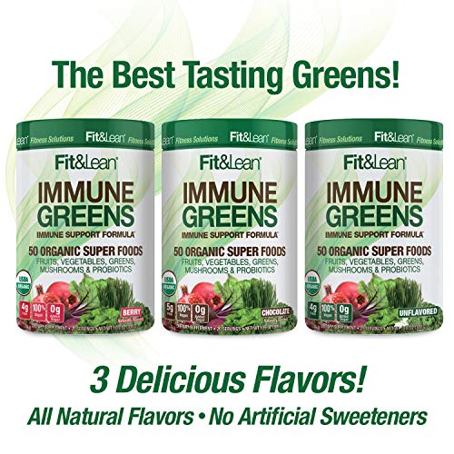 immune support with organic greens