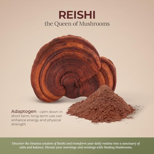 Immune support with organic Reishi mushrooms
