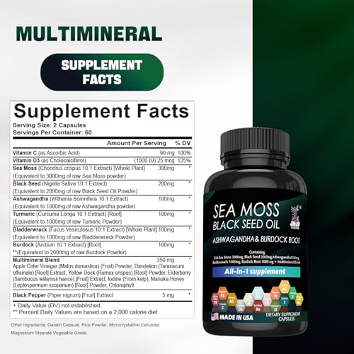 immune support with organic seaweed