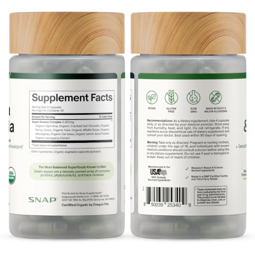 immune support with organic spirulina