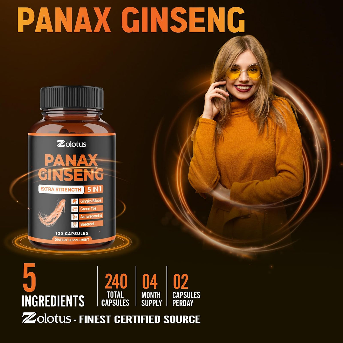 immune support with panax ginseng