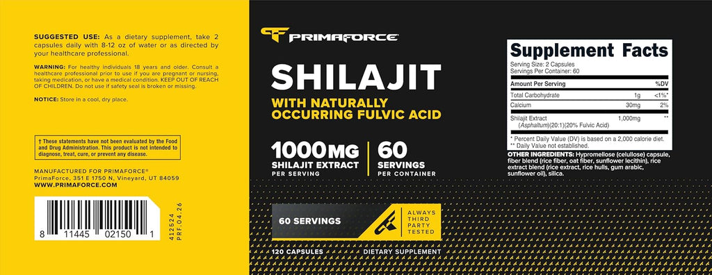 immune support with Primaforce Shilajit