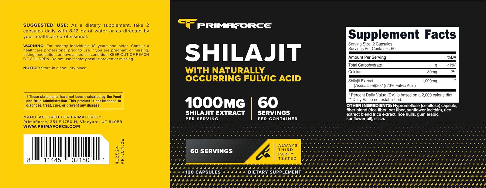 immune support with Primaforce Shilajit