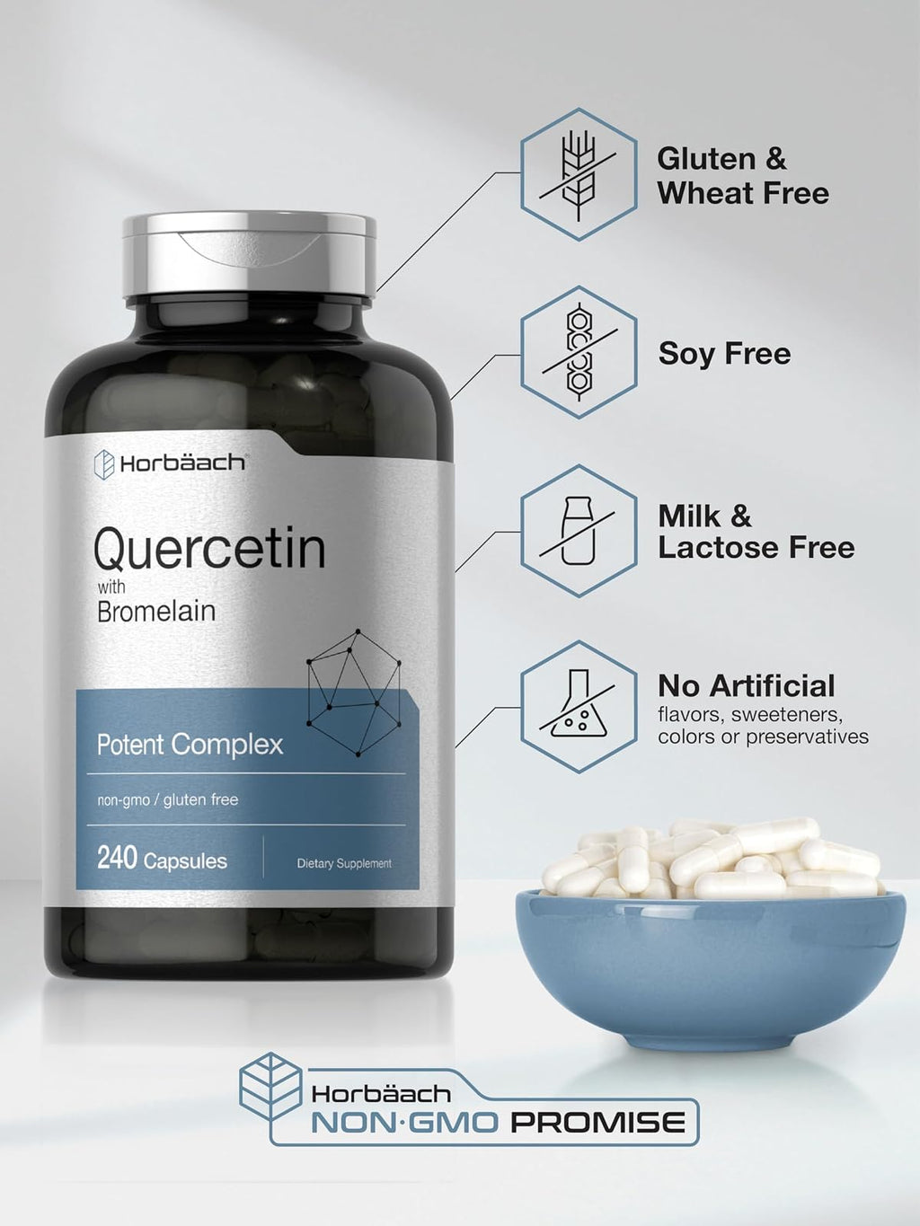 immune support with quercetin bromelain