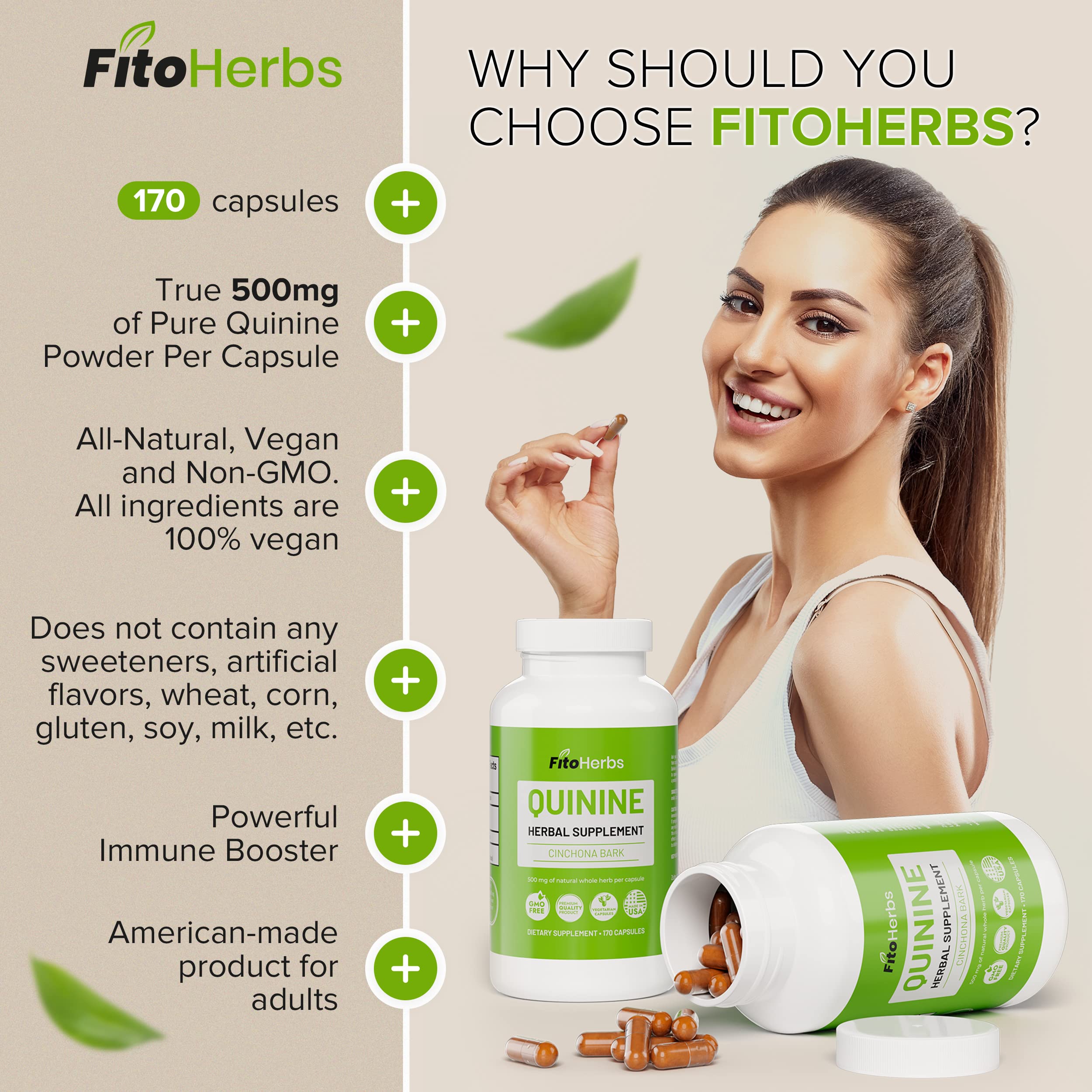 immune support with quinine supplements