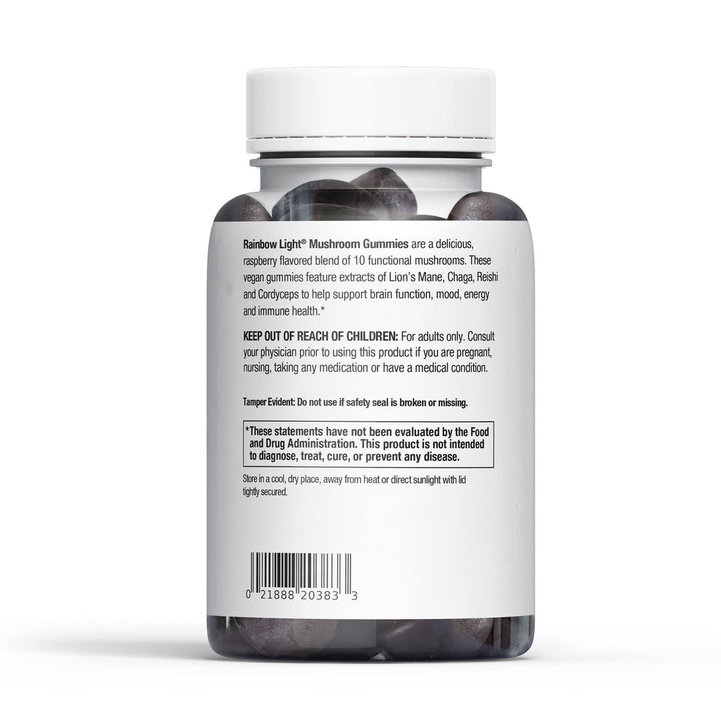 Immune support with Rainbow Light mushrooms