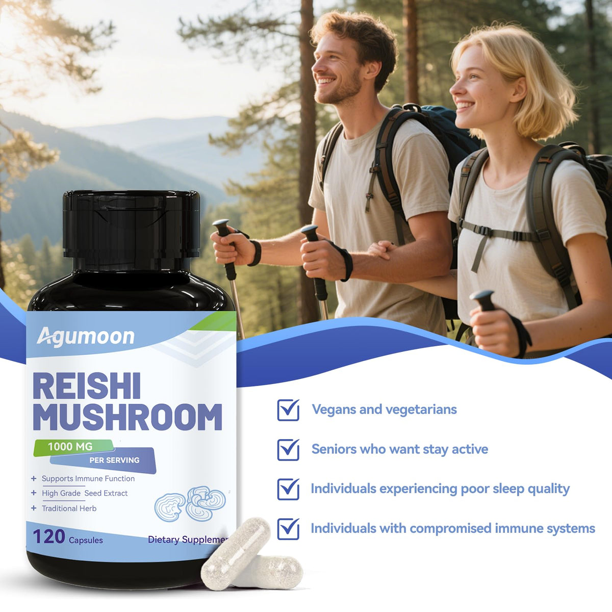 Immune support with Reishi extract