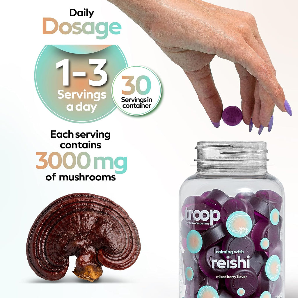 Immune support with reishi gummies