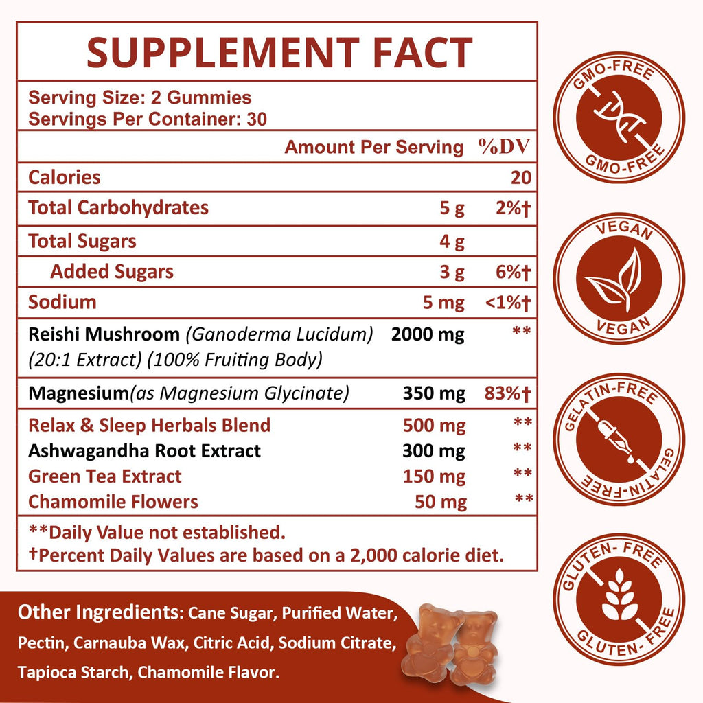 Immune support with Reishi mushroom gummies