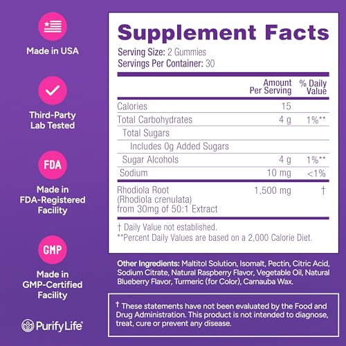 immune support with rhodiola gummies