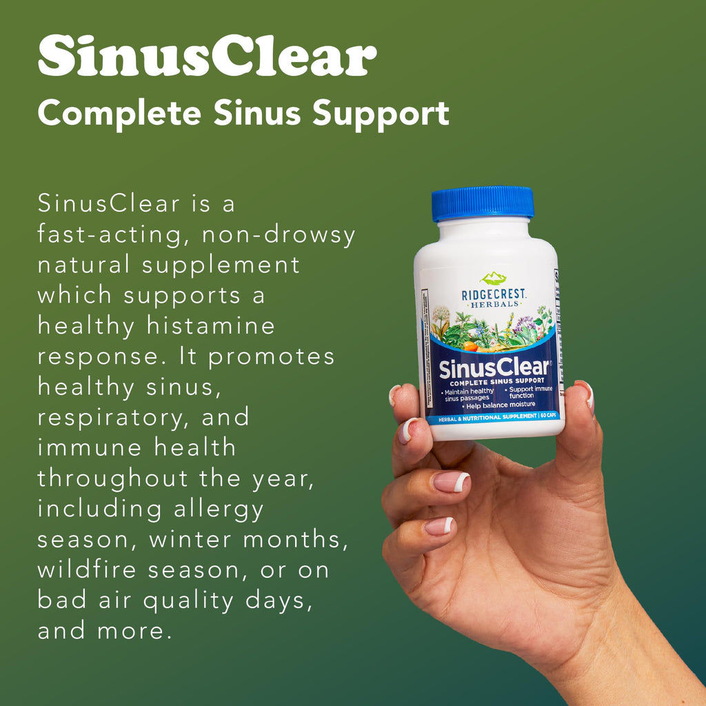 Immune support with RidgeCrest SinusClear