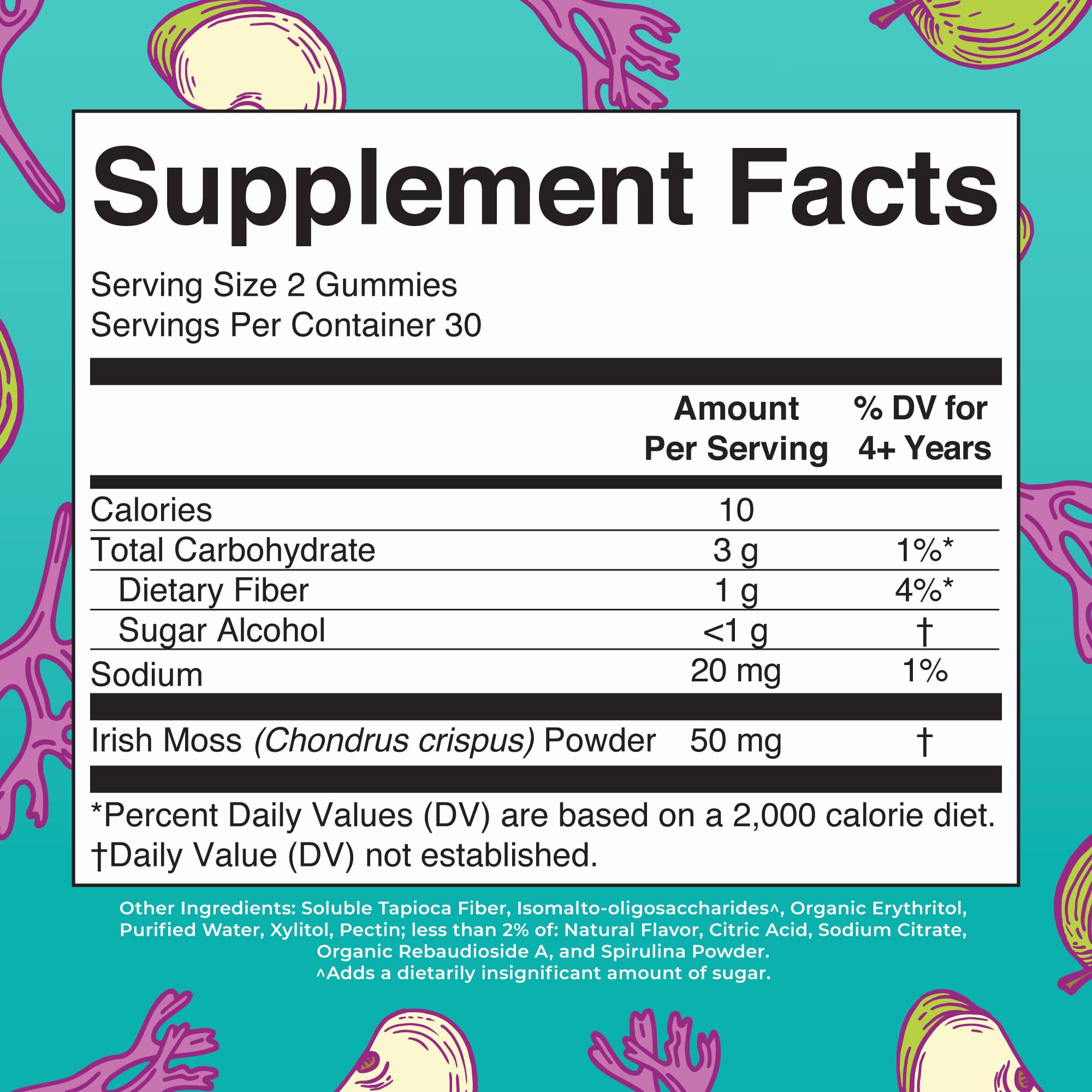 Immune support with sea moss vitamins
