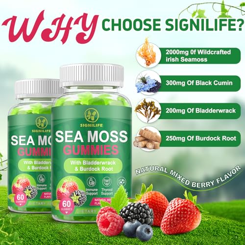 Immune support with sea moss