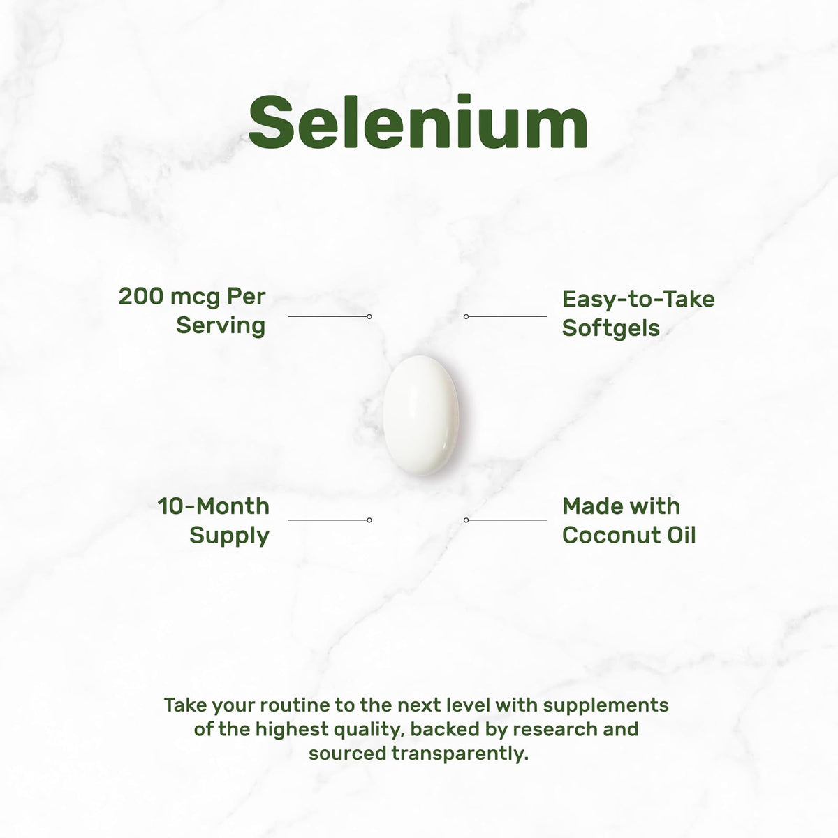 immune support with selenium capsules
