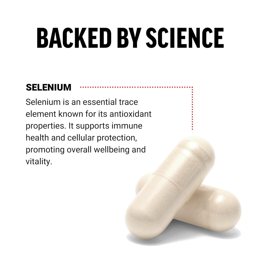 immune support with selenium capsules
