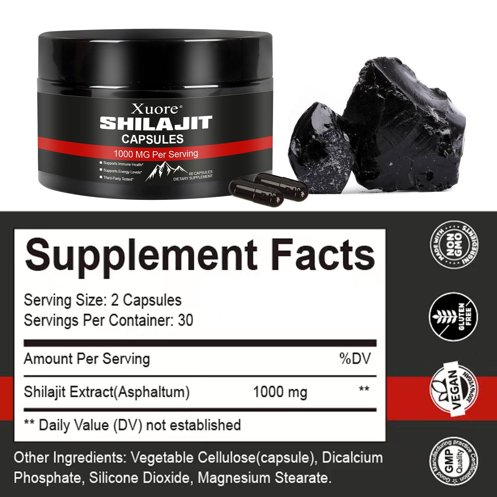 immune support with Shilajit capsules