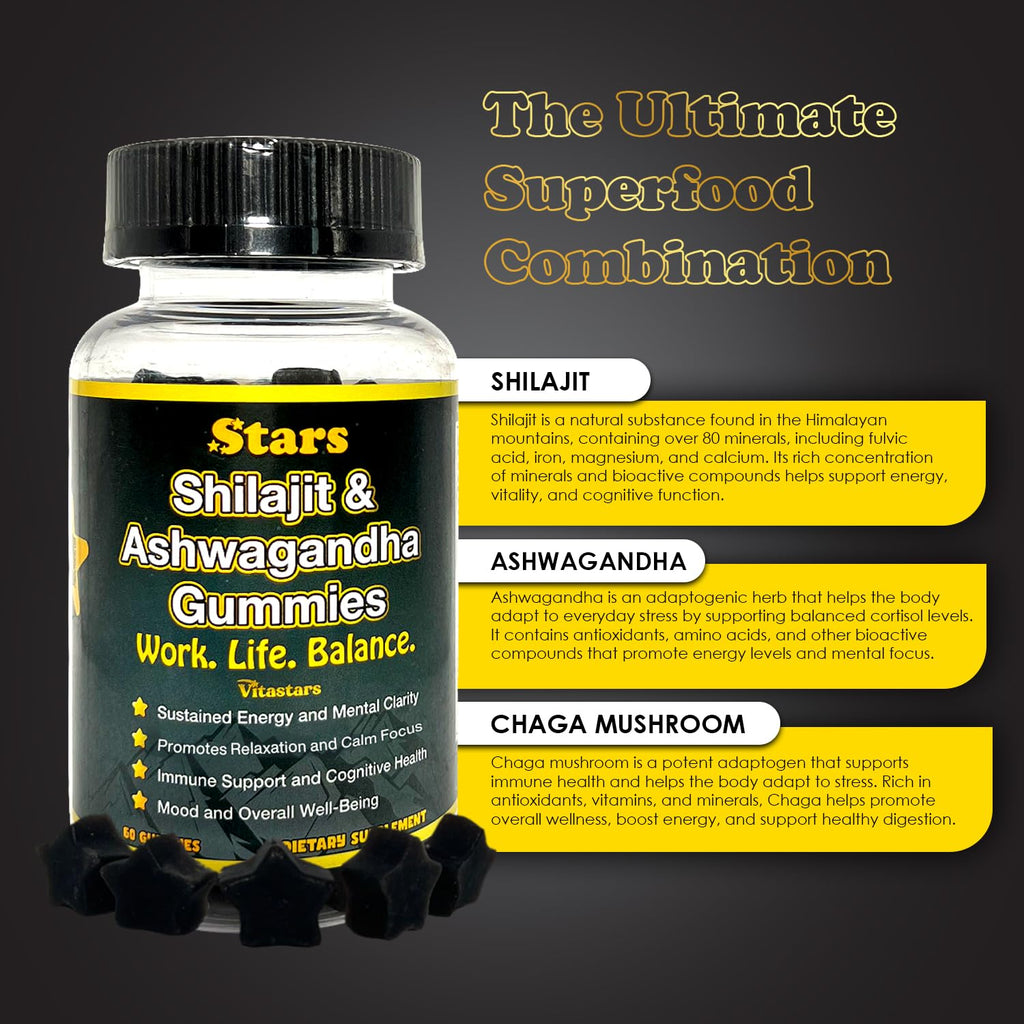 Immune support with shilajit gummies