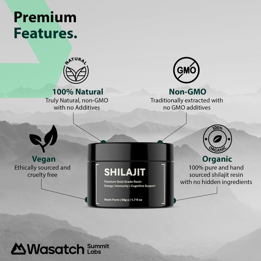 Immune support with shilajit resin