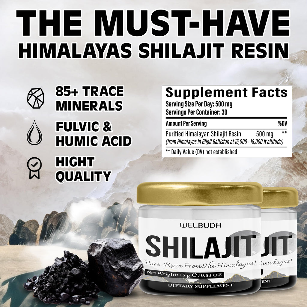 immune support with shilajit resin