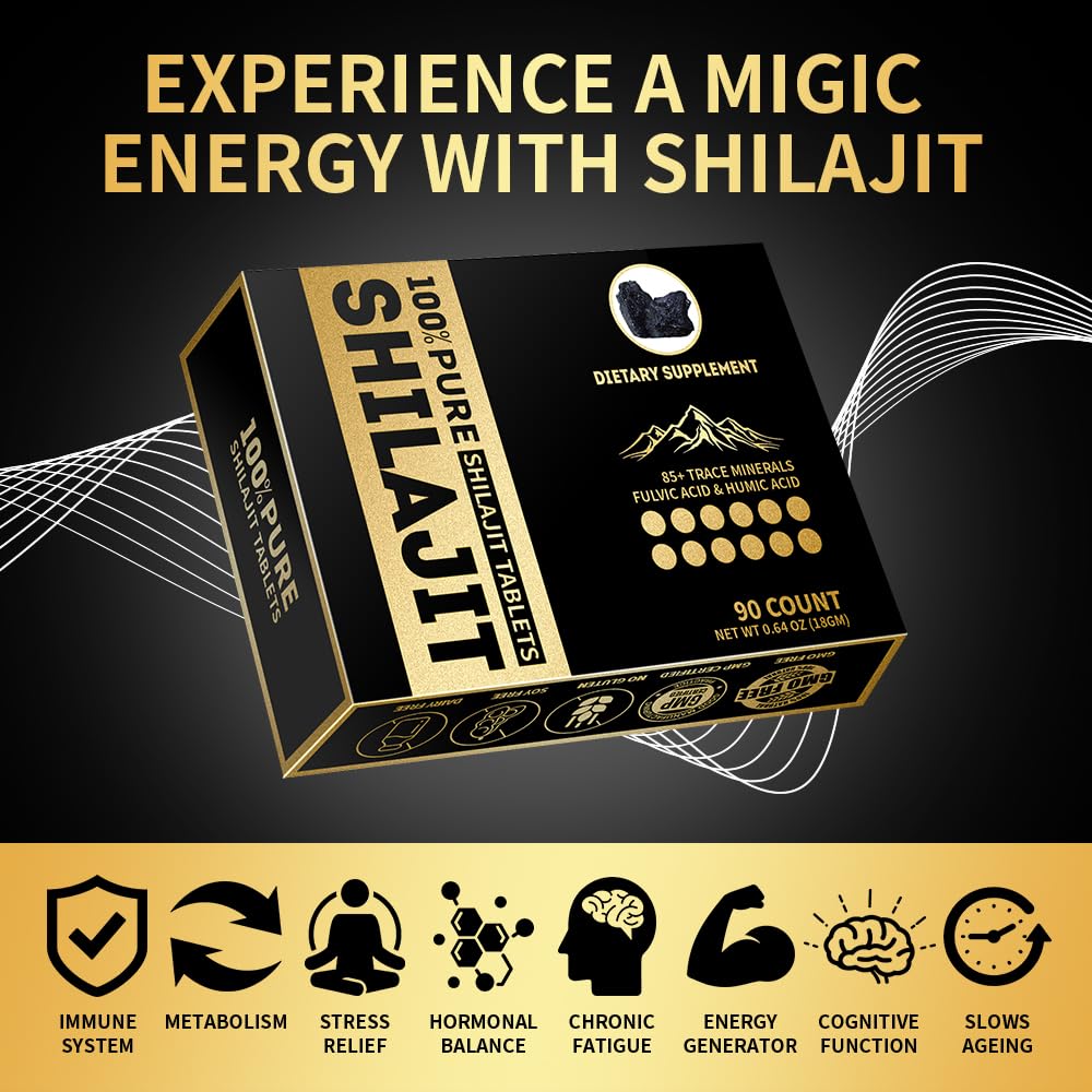 immune support with Shilajit tablets