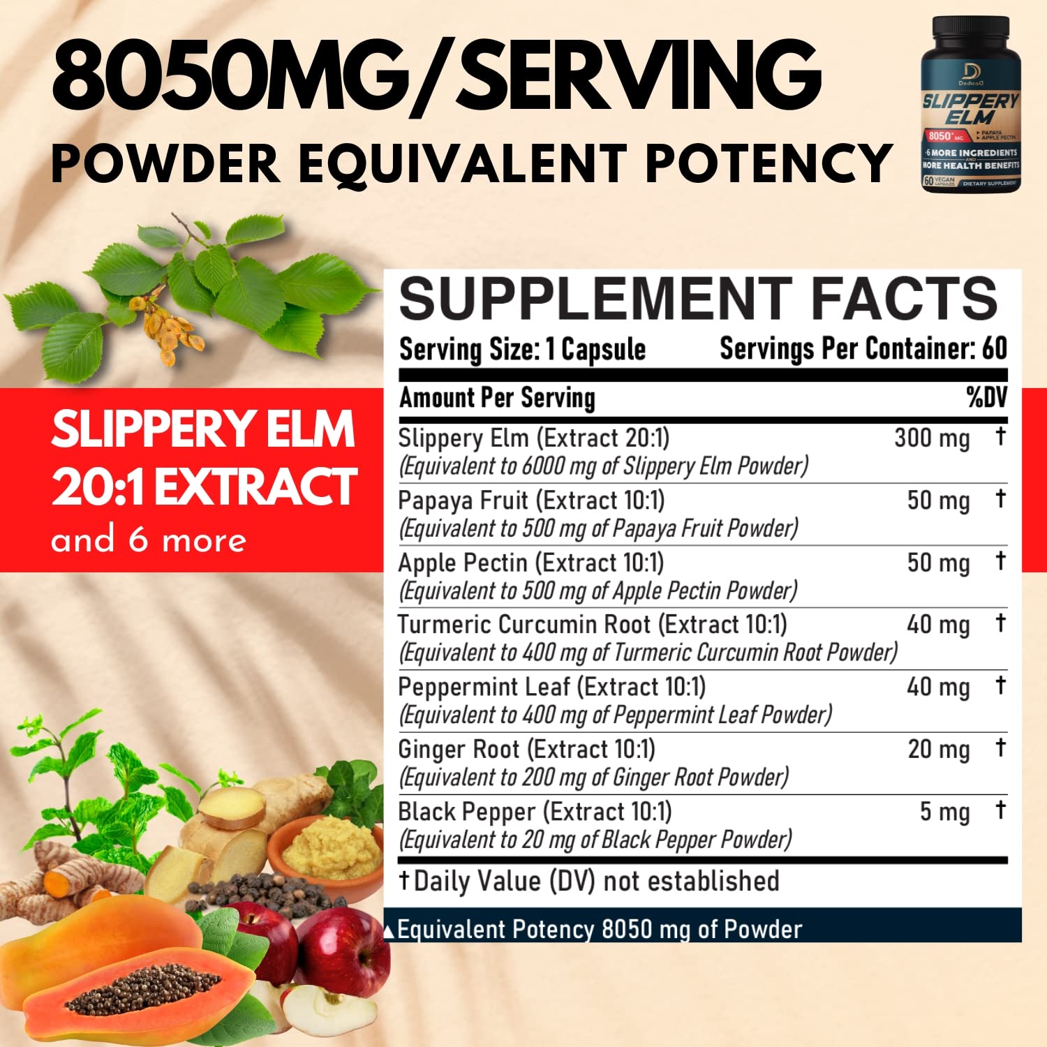 immune support with slippery elm