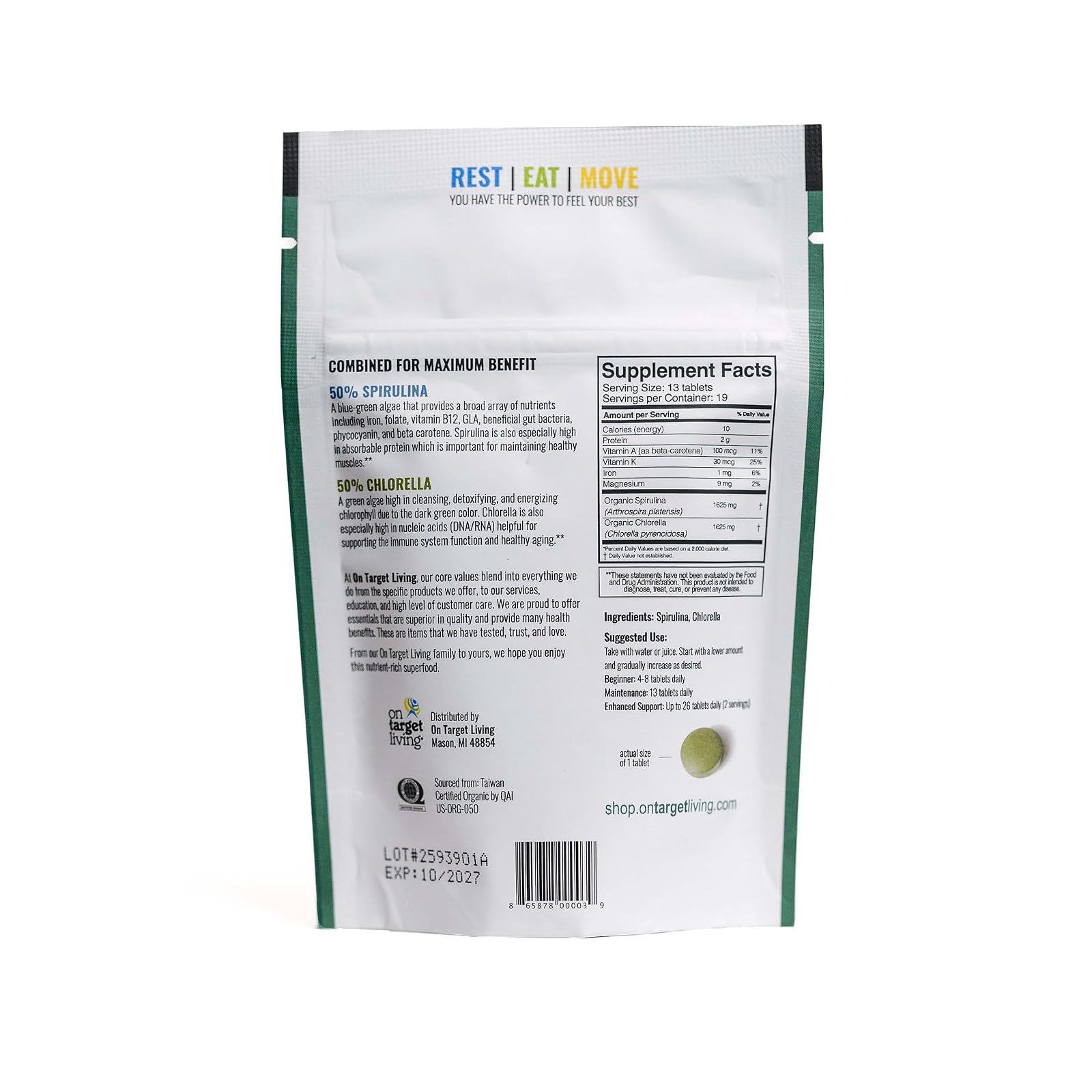 immune support with spirulina & chlorella