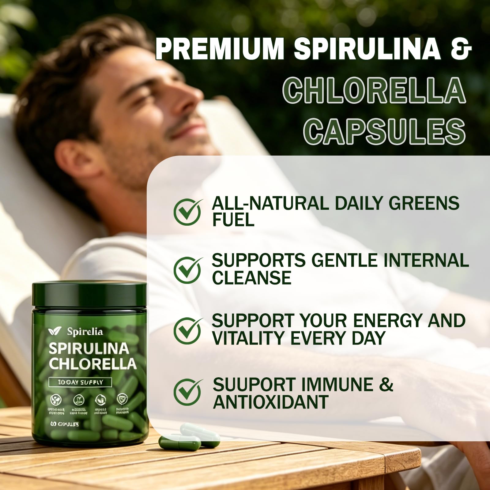 immune support with spirulina