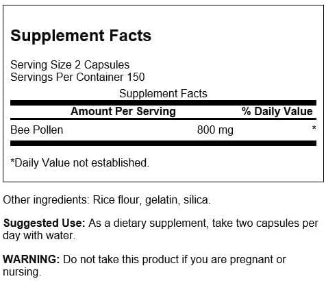 immune support with Swanson Bee Pollen