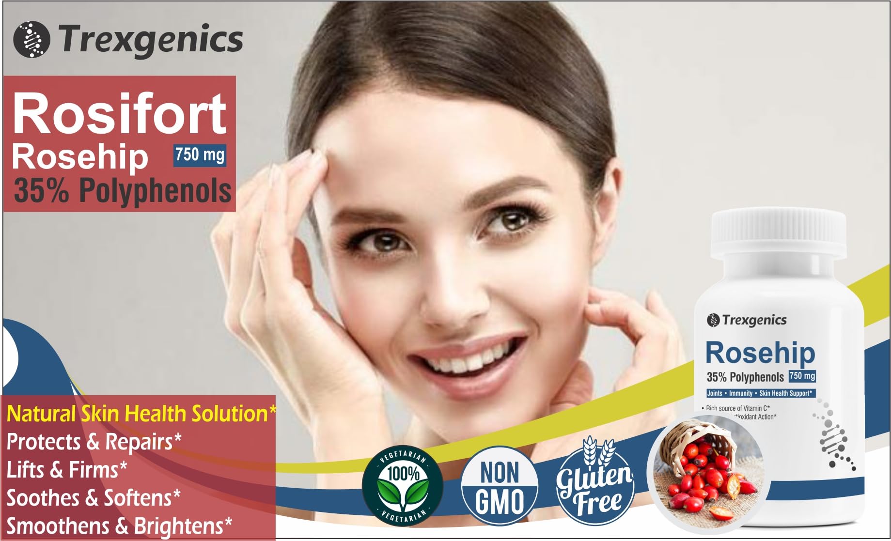 immune support with Trexgenics rosehip