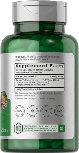 Immune support with Turkey Tail capsules