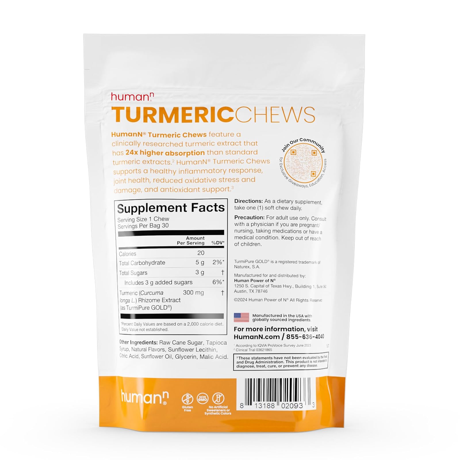 immune support with turmeric chews