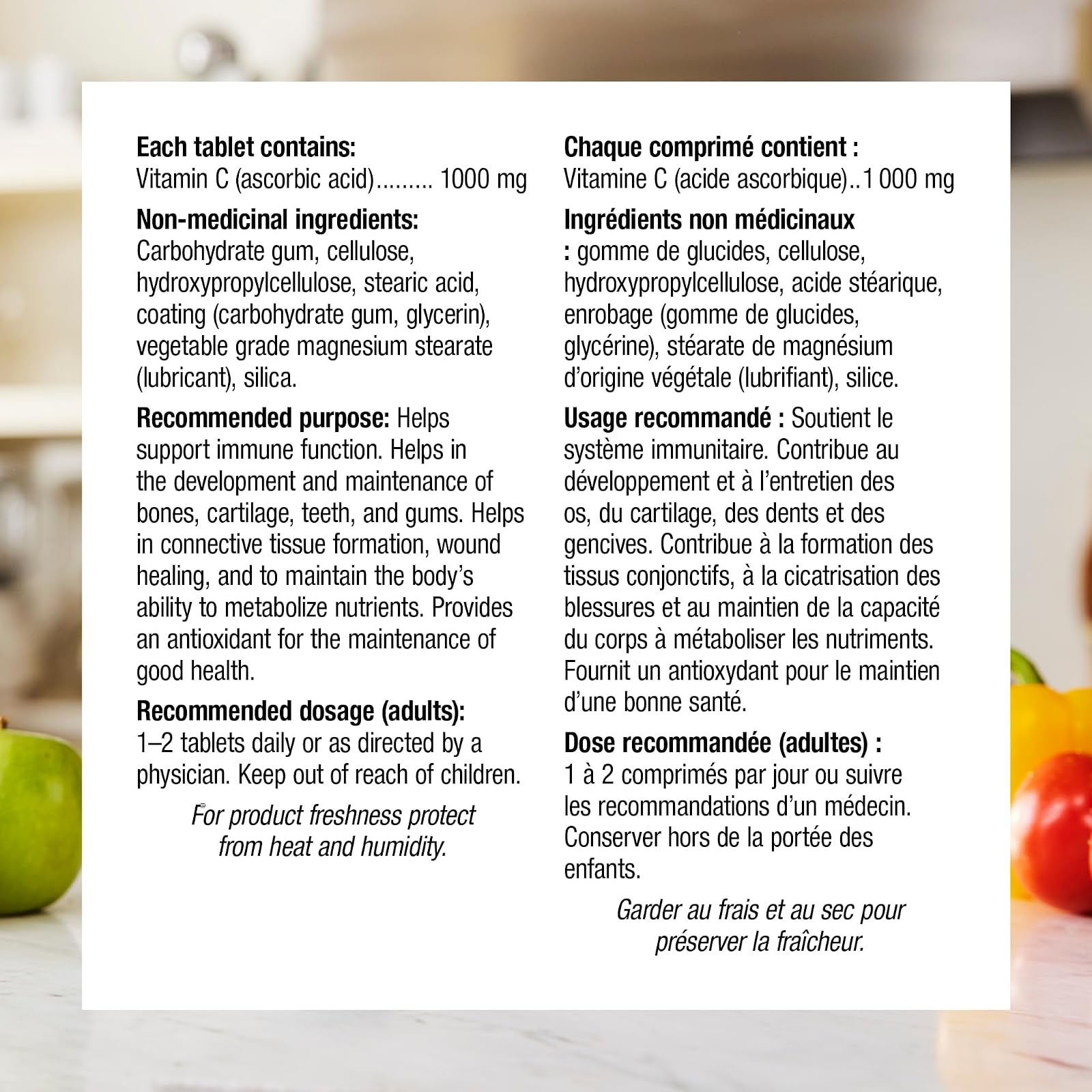 immune support with vitamin C