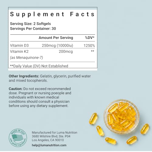 immune support with vitamin D3 K2