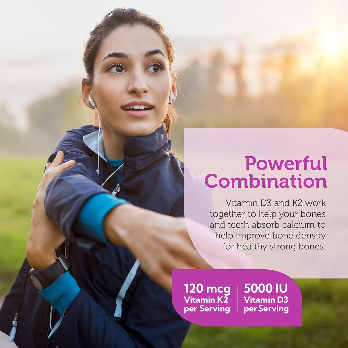 immune support with vitamin D3 K2