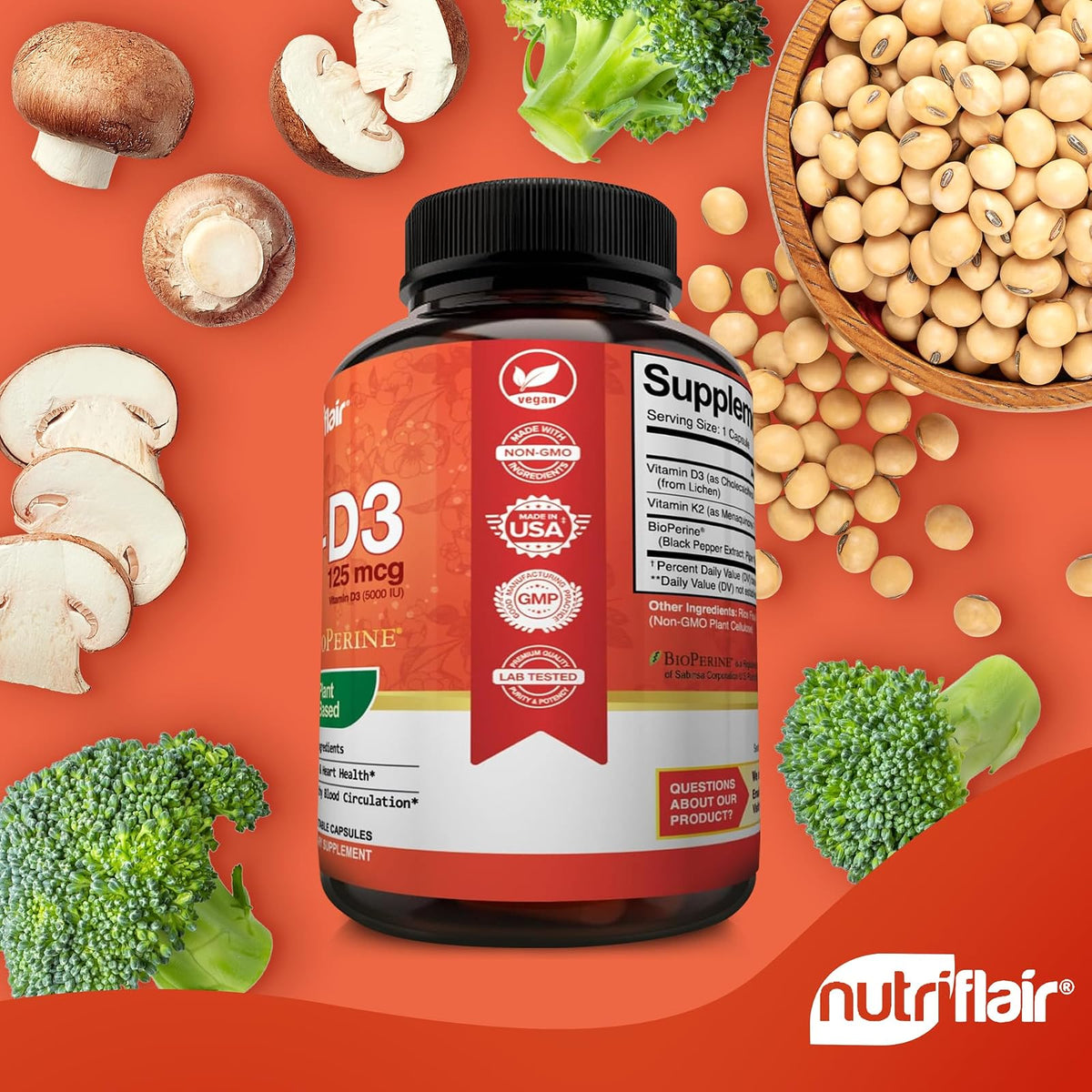 immune support with vitamin D3 K2