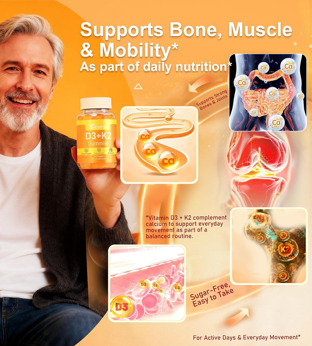 Immune support with Vitamin D3 K2