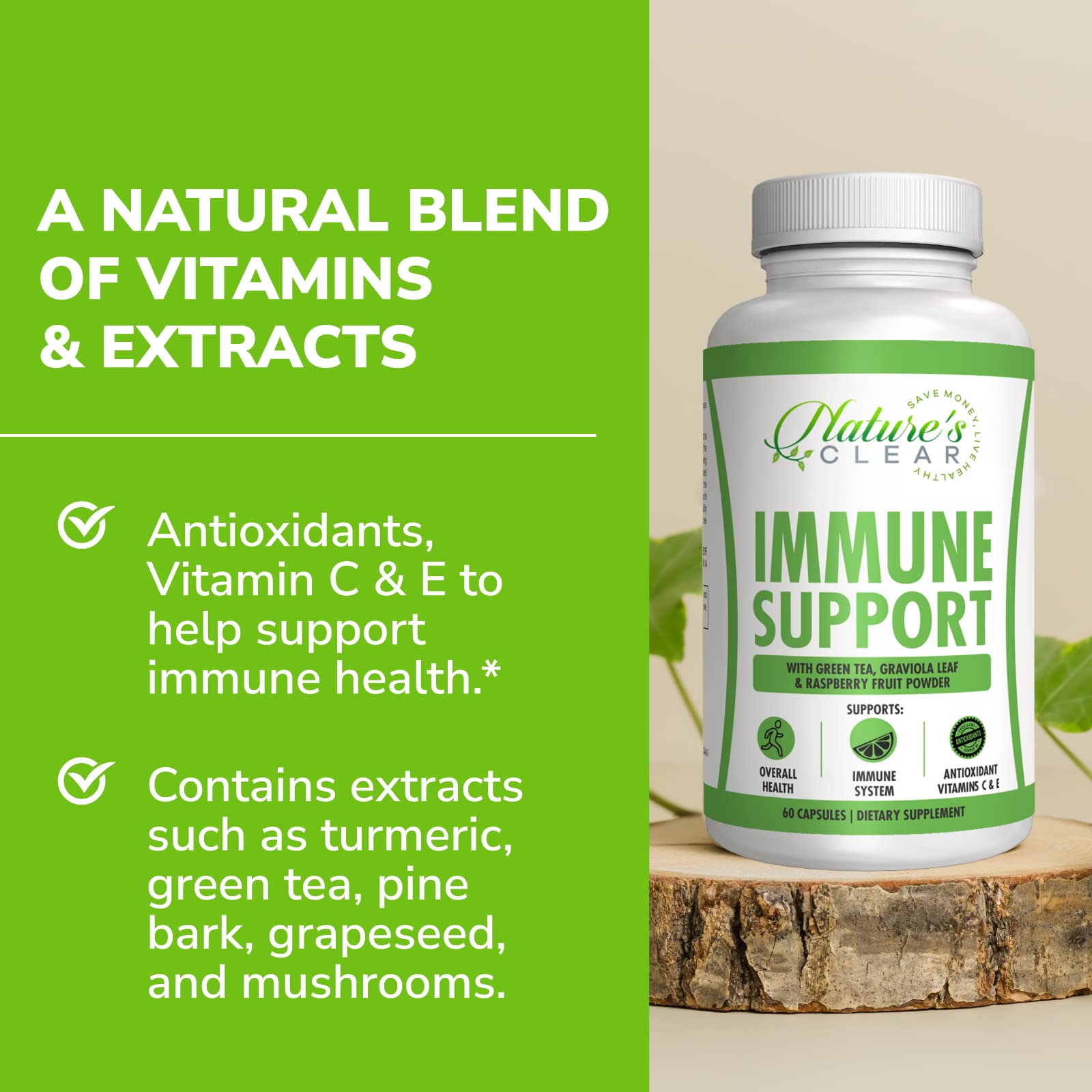 Immune support with vitamin-rich formula