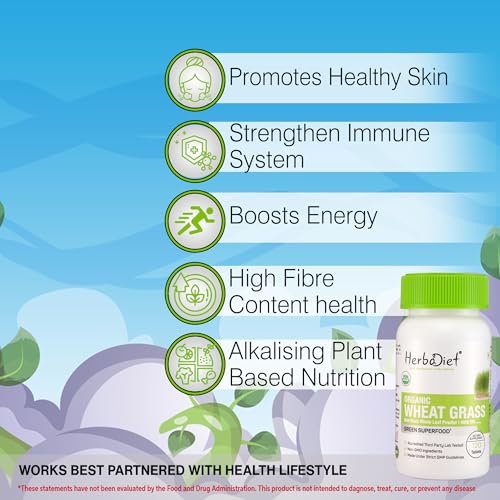 immune support with wheat grass tablets
