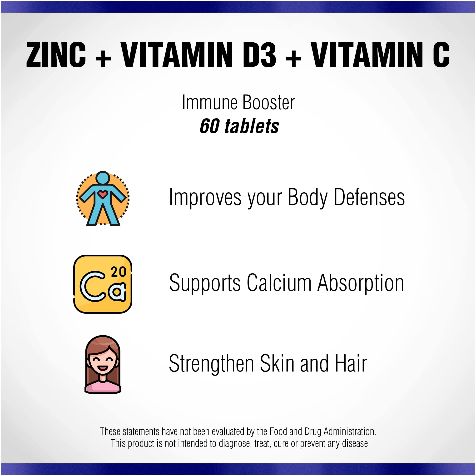 immune support with zinc and vitamins
