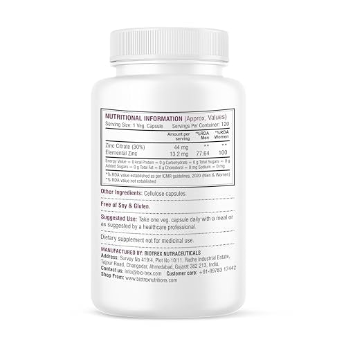 immune support with zinc capsules