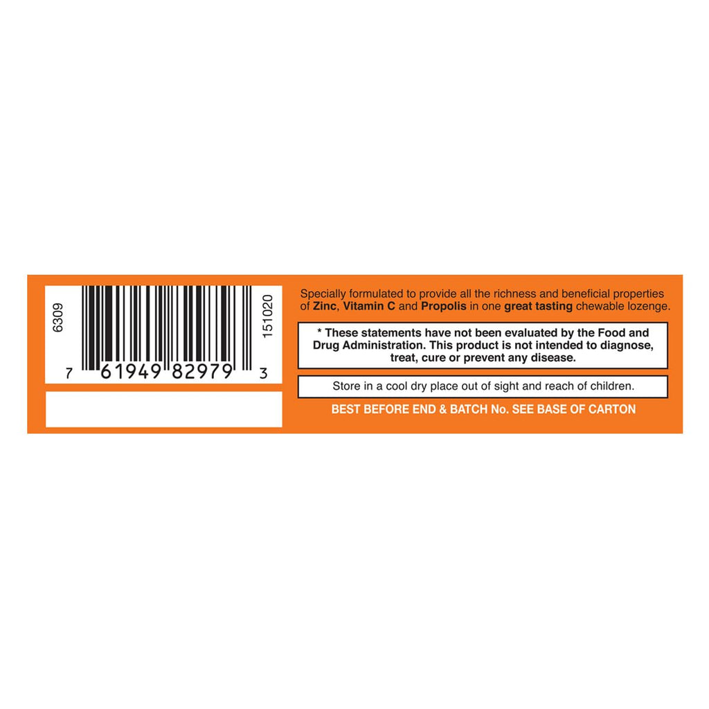 immune support with Zincovit-C lozenges