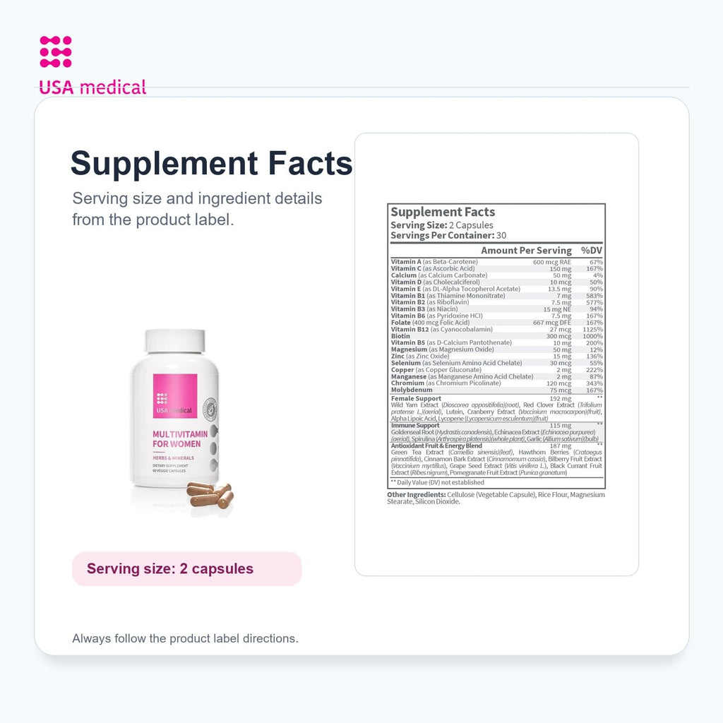 immune support women's multivitamin formula